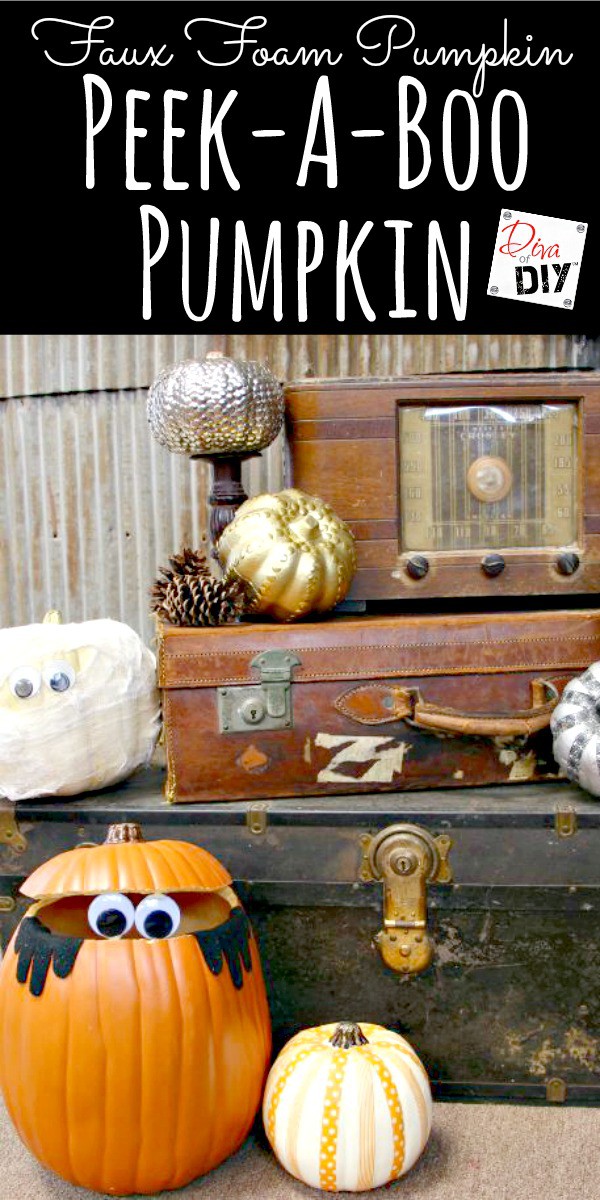 Kids Halloween Craft: How to Make a Peek-a-Boo Pumpkin
